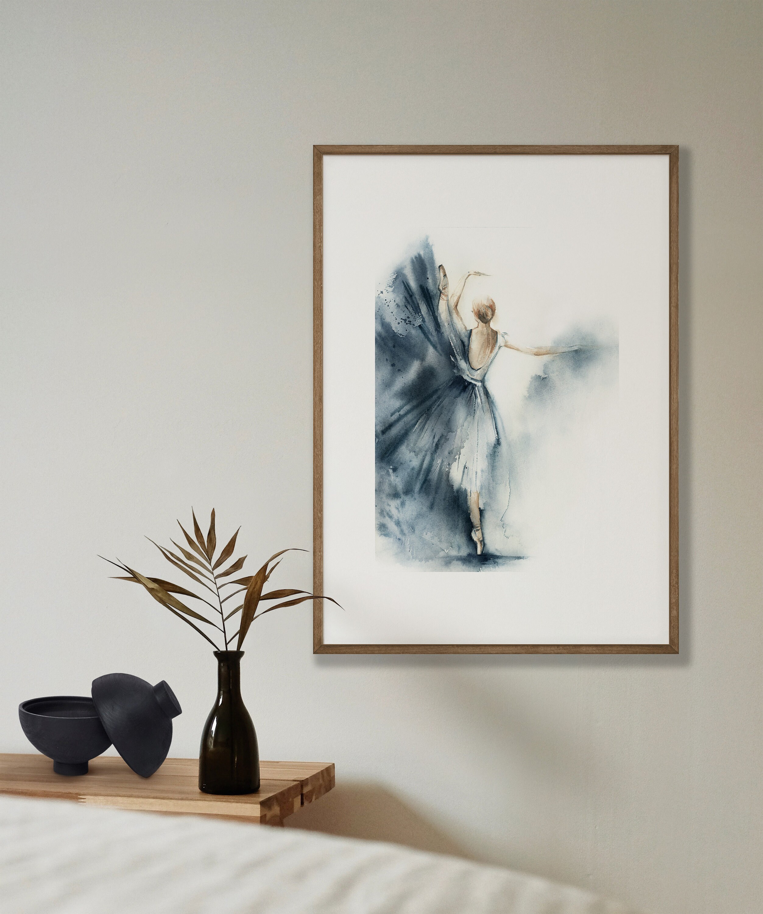 Ballerina Watercolor Print Ballet Painting Watercolor Ballet | Etsy