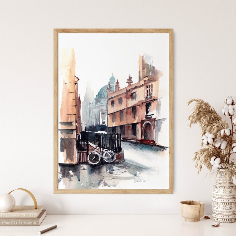 London Streets City Scene Art Print Travel Art Print - Etsy