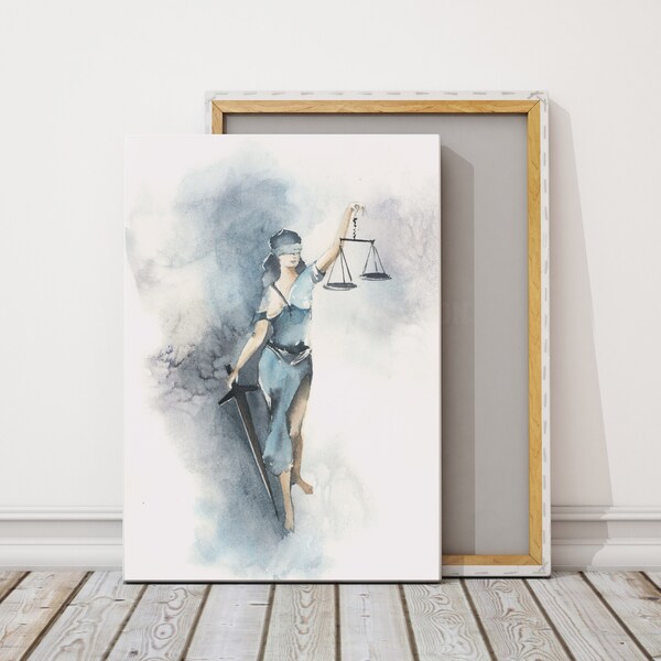 Justice Painting - Etsy