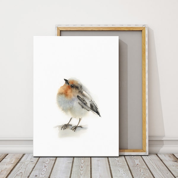 Robin Watercolor - Etsy