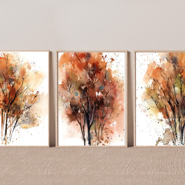 Abstract Trees Art - Etsy