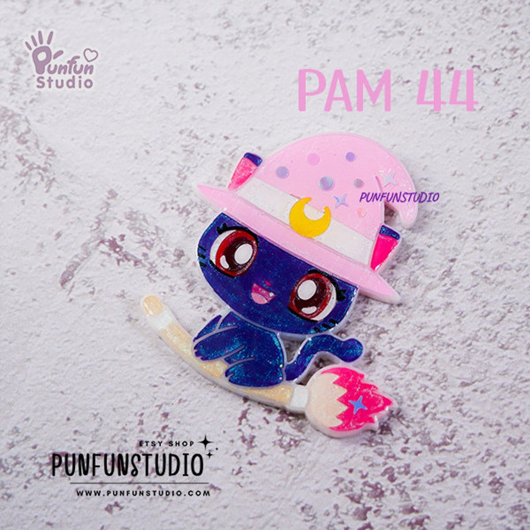 PAM 44 Witch Luna Mold / Sailor / Painting Anime Mold / - Etsy