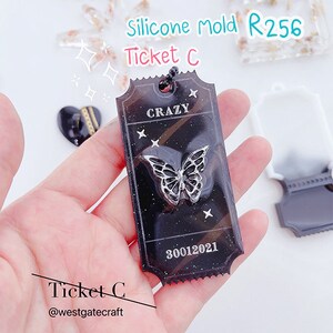 R256 Ticket Mold C / Ticket Mold / Silicone Mold - Etsy
