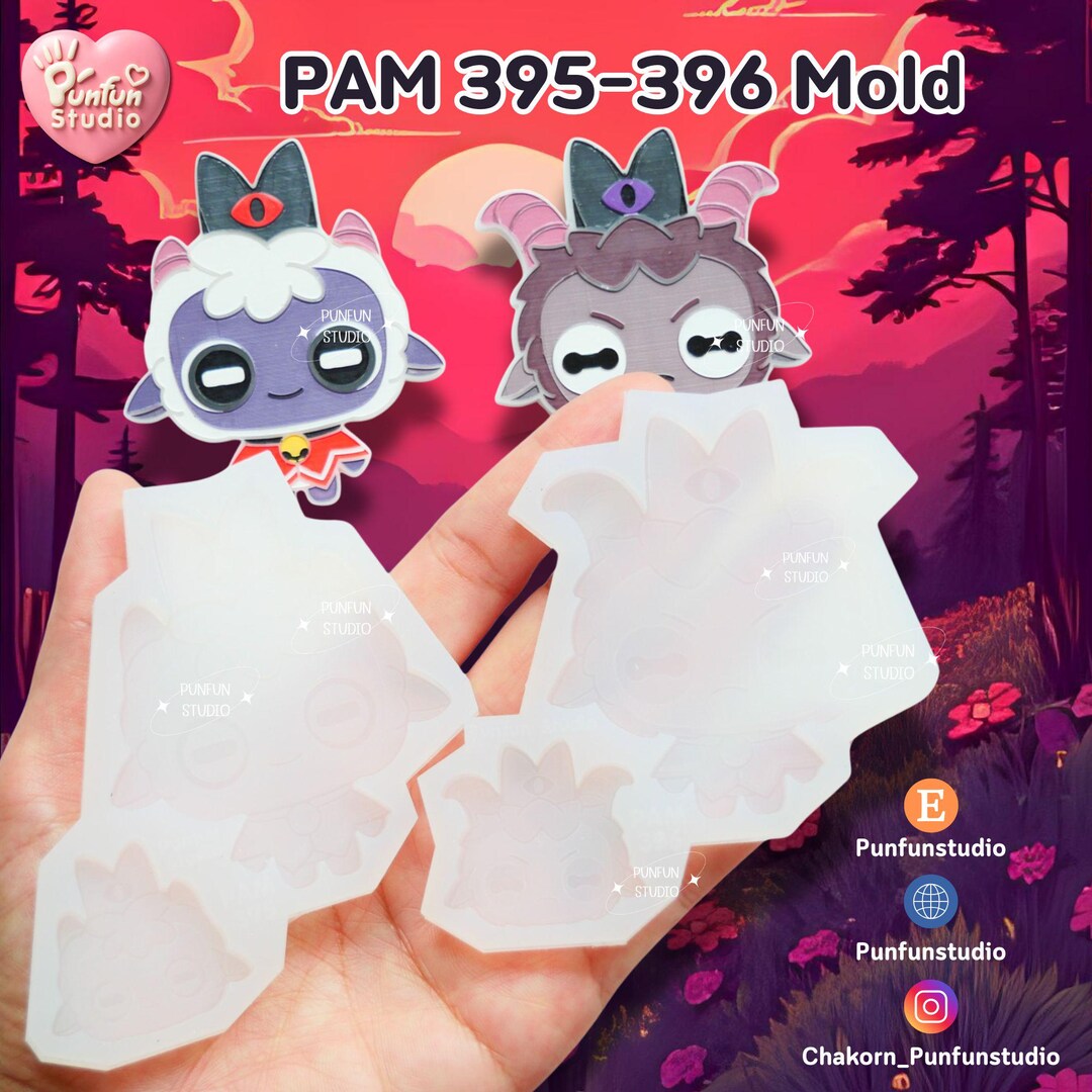 PAM 395, 396 Mold / the Lamb / Painting Anime Mold / Silicone Mold - Etsy