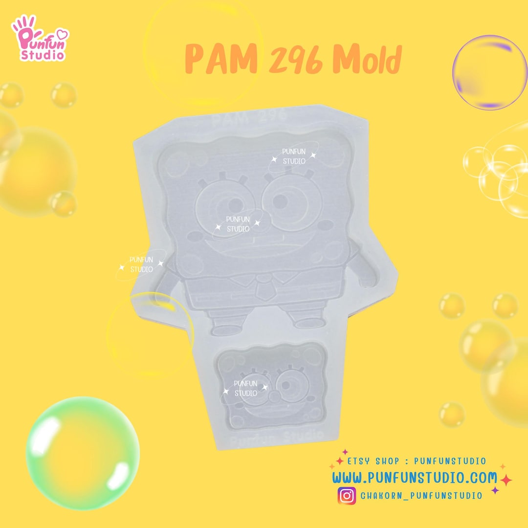 PAM 296 Spong Boy Mold / Painting Anime Mold / Silicone Mold - Etsy