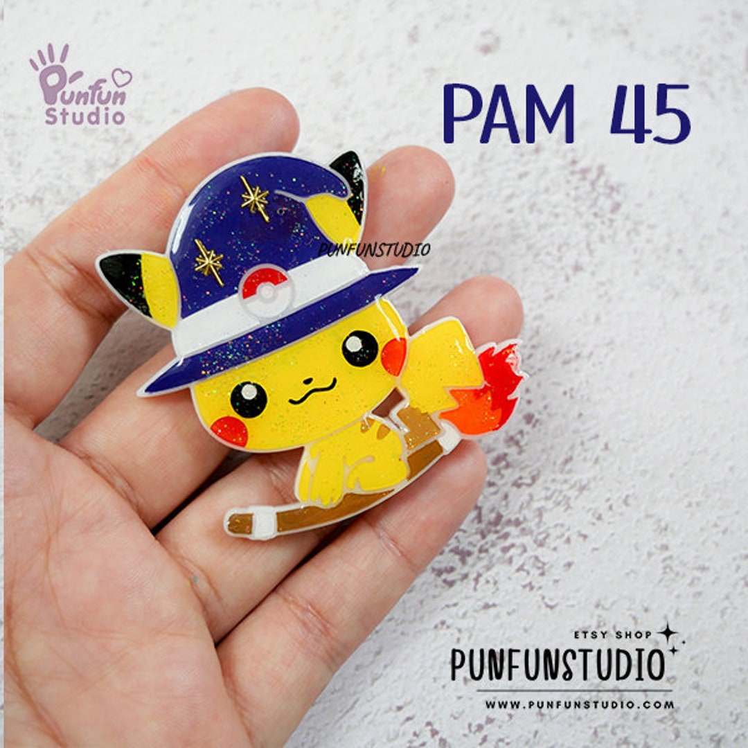 PAM 45 Witch Pika Mold / Painting Anime Mold / Pokemold / Silicone Mold ...
