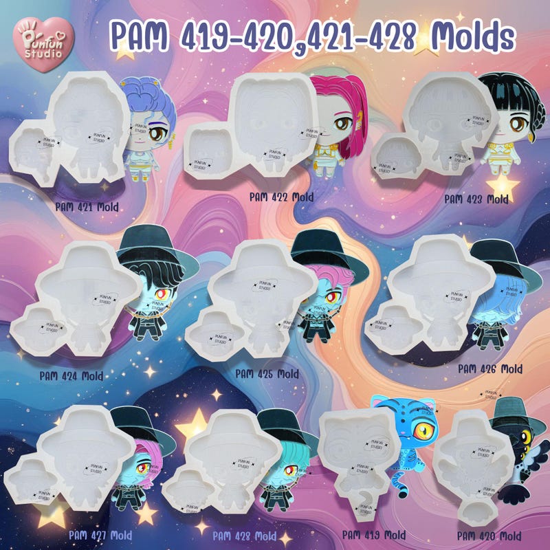 Cartoon Character Molds - Etsy UK