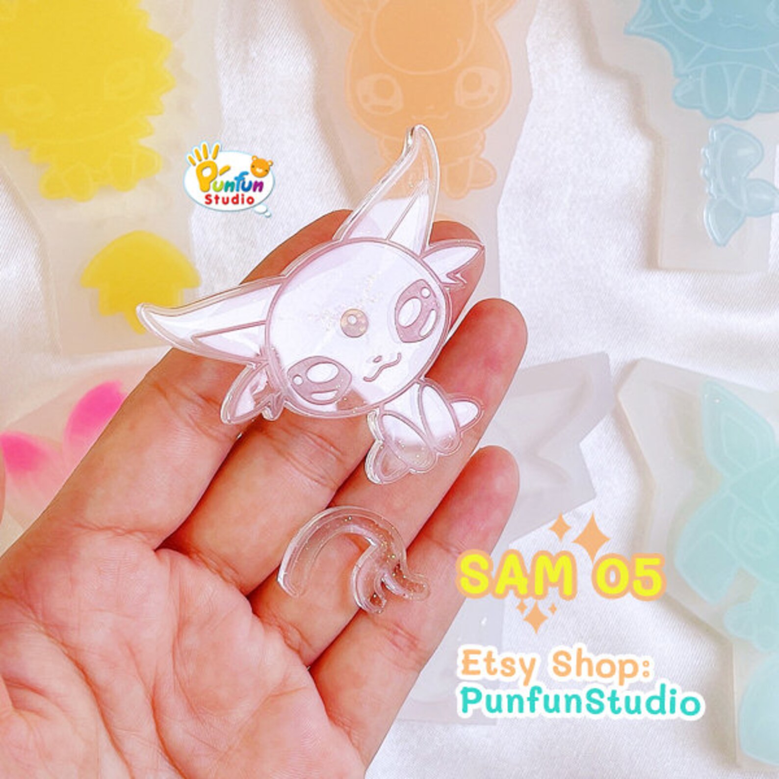 SAM 05 Espe Mold / Shiny Anime Mold / Pokemold / Silicone Mold - Etsy