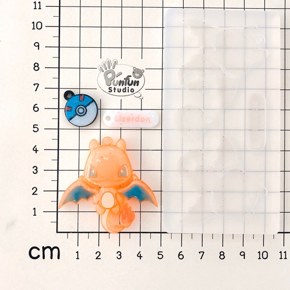 FNB 04 Chariz Mold / Front & Back Mold / Pokemon Mold / | Etsy