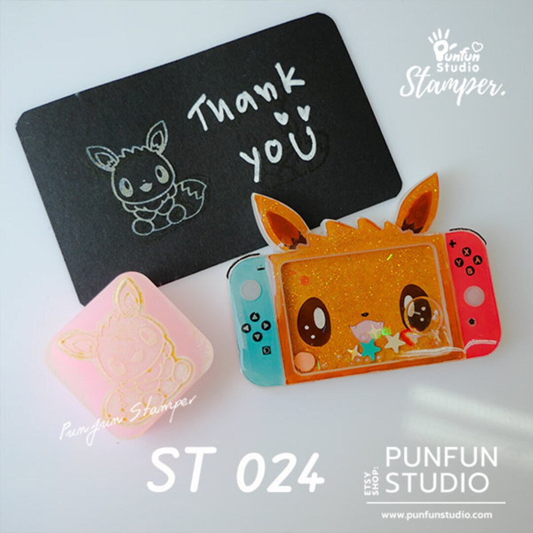 ST024 Stamper / Eev / Size Not Over 3 X 3 Cm / Stamper / - Etsy