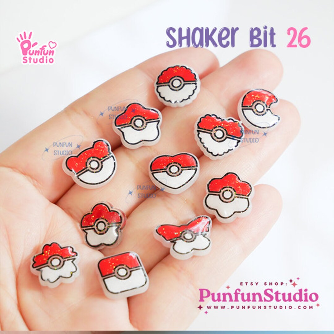 Shaker Bit 26 Poke Ball Mold / Pokemold / 12 in 1 / Shaker Bits Mold ...