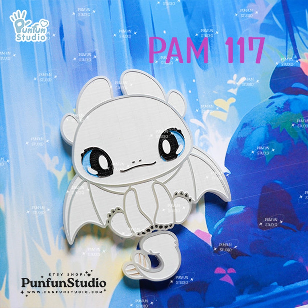 PAM 117 Light Fury Mold / Painting Anime Mold / Silicone Mold - Etsy