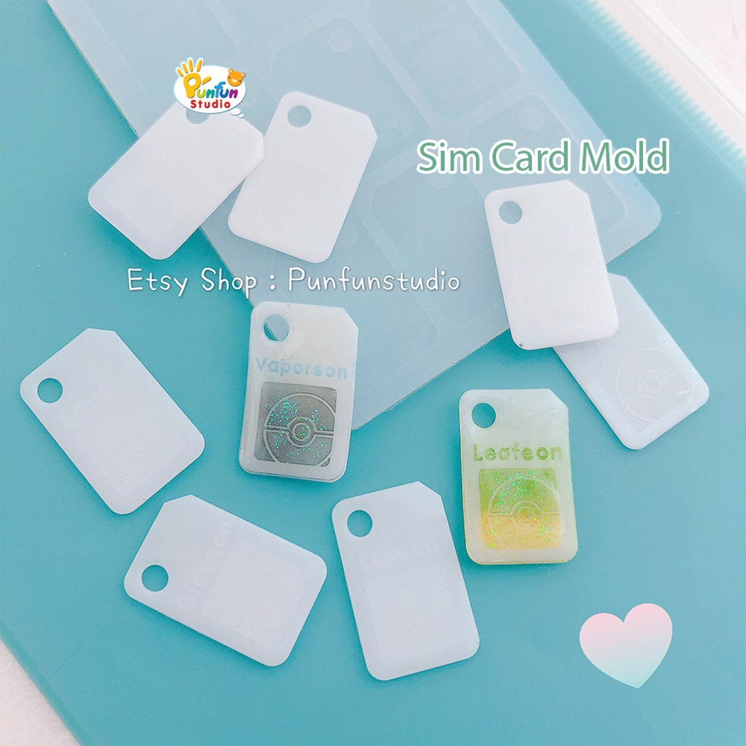Eev Evolutions Sim Card Mold / Pokemold / Silicone Mold - Etsy France