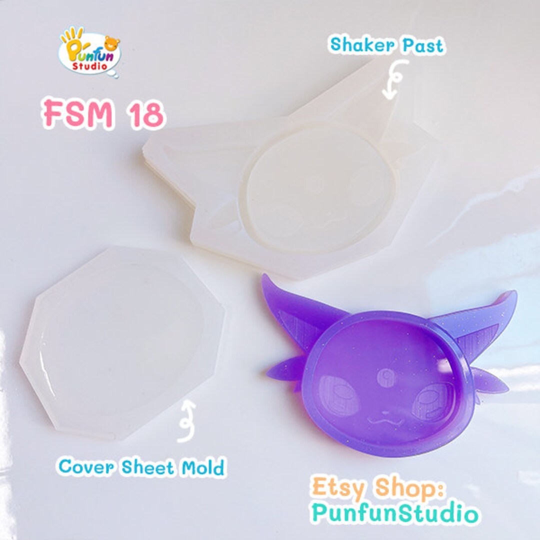 FSM 18 Espe / Face Shaker Mold / Shaker Mold + Cover Mold / 2 Pieces ...
