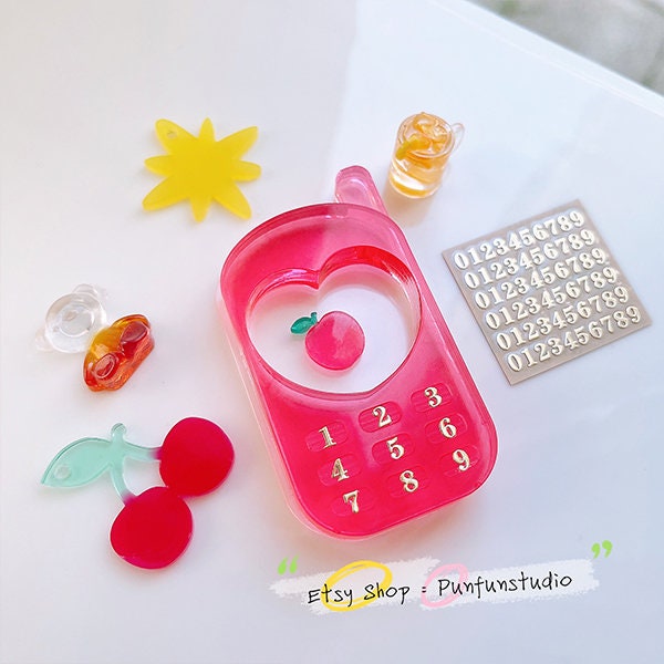 S058 Mobile Shaker Mold / Cell Phone / Shaker Mold / Silicone - Etsy