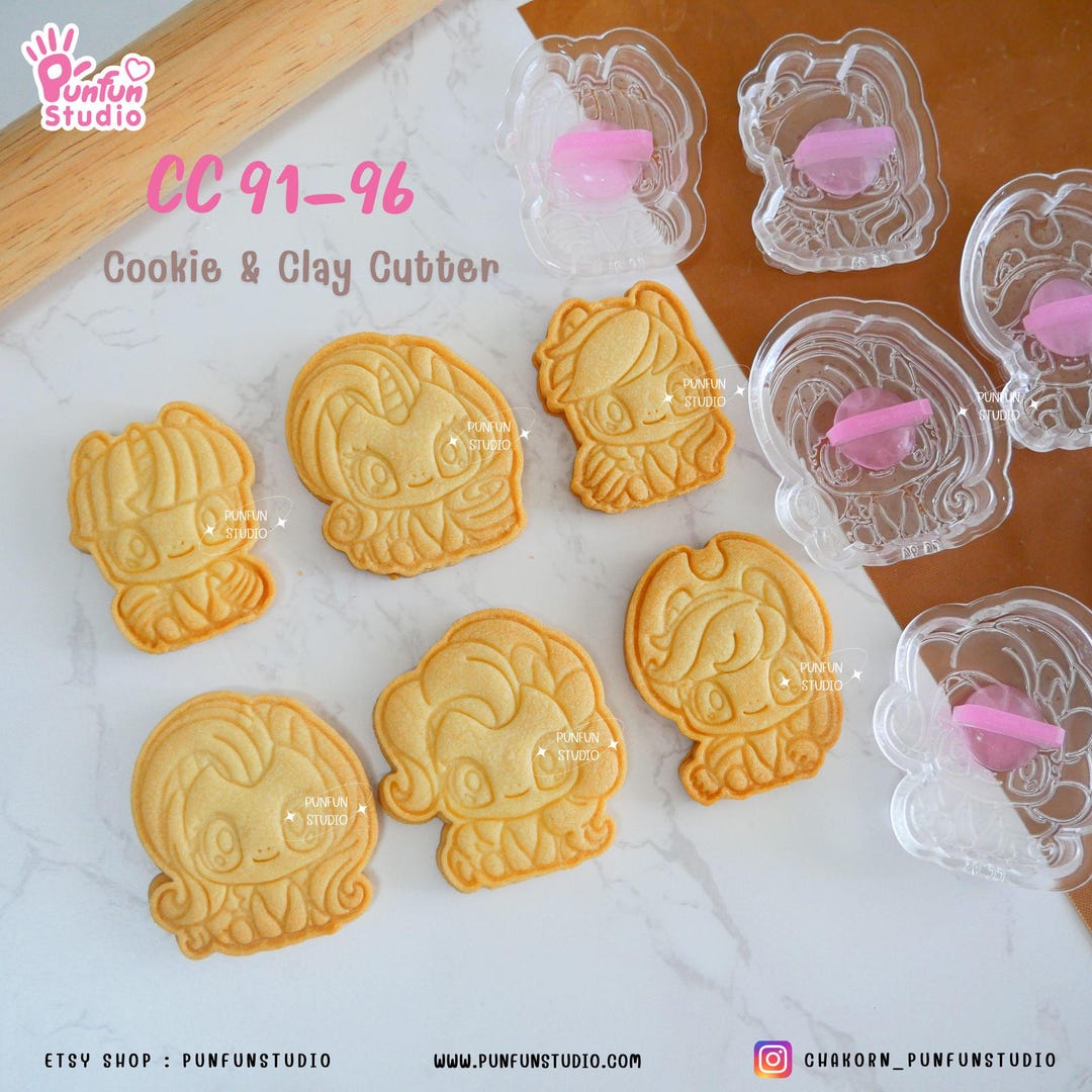 CC 91-96 Pony Cookie & Clay Cutter / Cartoon / Cookie Cutter / Polymer ...