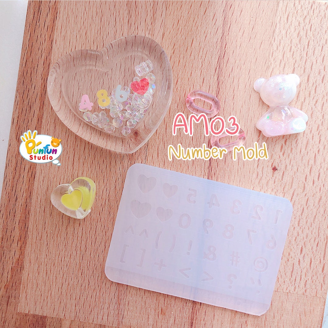 AM03 Number Mold / Alphabet Mold / Height 5-6 Mm Thickness 0.3 0.4 Mm ...