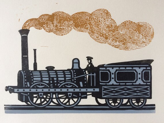 Samson Type Stephenson Locomotive: Original Limited Edition | Etsy