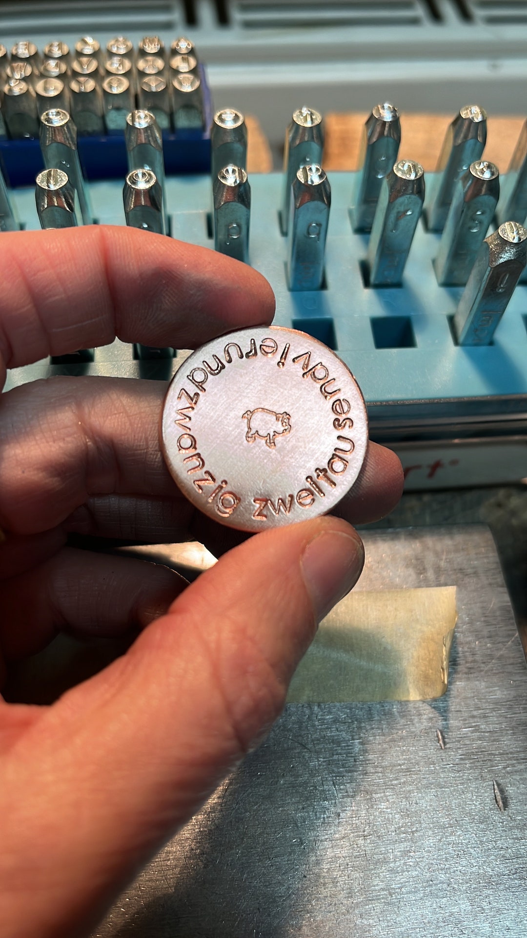 Pièce de monnaie personnalisée câlin de poche école primaire cadeau d ...