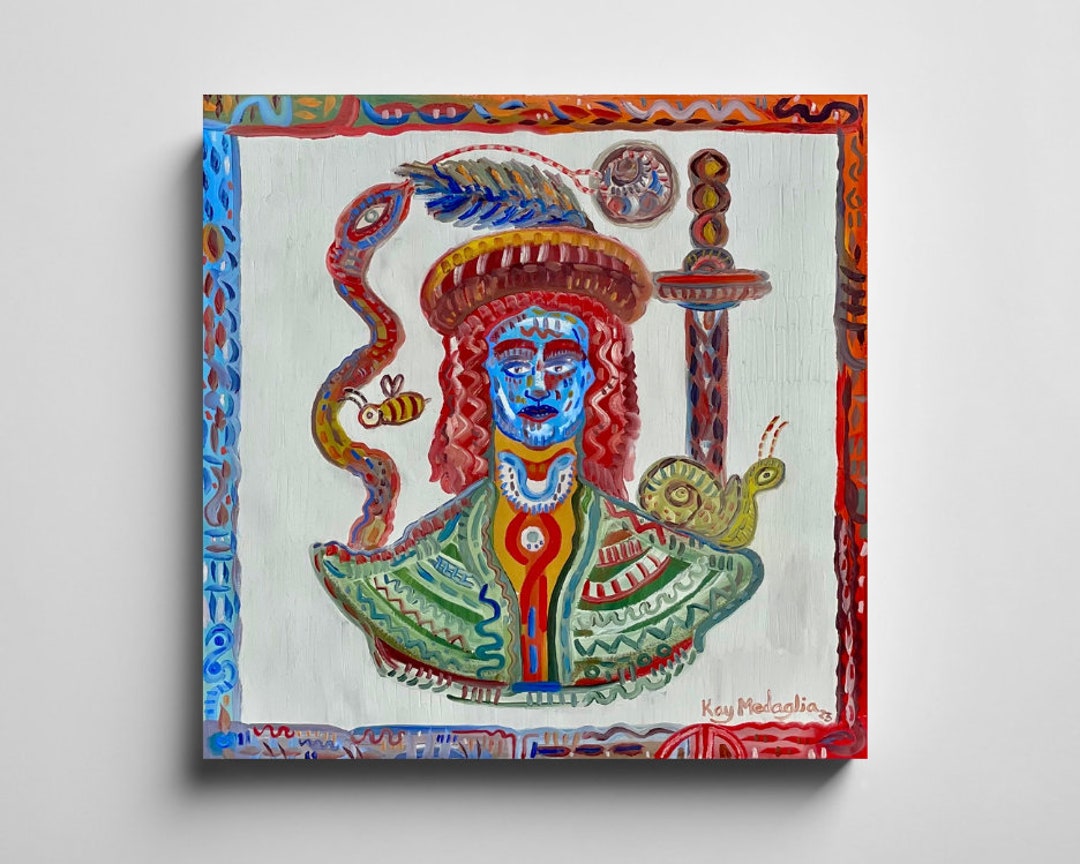 Sword and the Snail Original Oil Painting on Canvas Wall Art Inspired ...