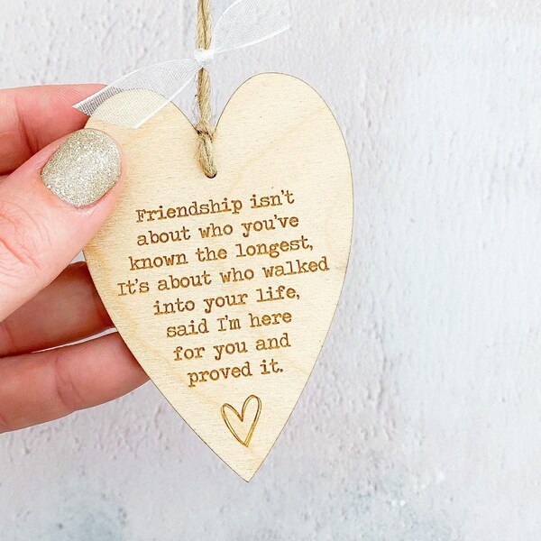 Best Friend Heart - Etsy
