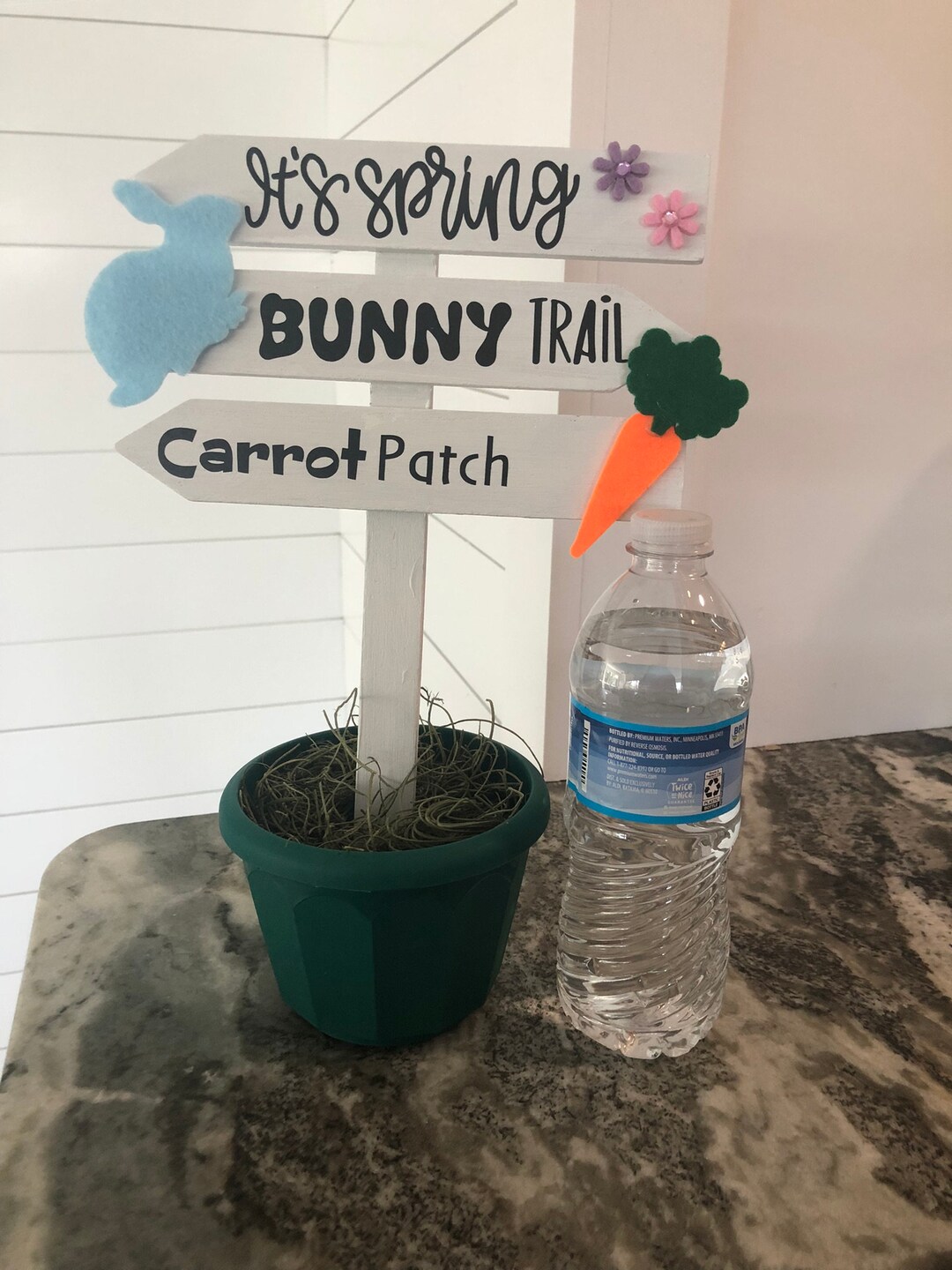 Spring Sign in Flower Pot - Etsy
