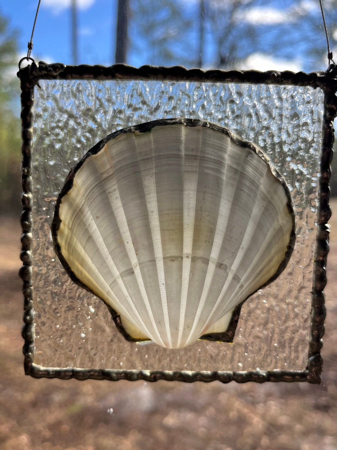 Stained Glass Scallop Shell - Etsy