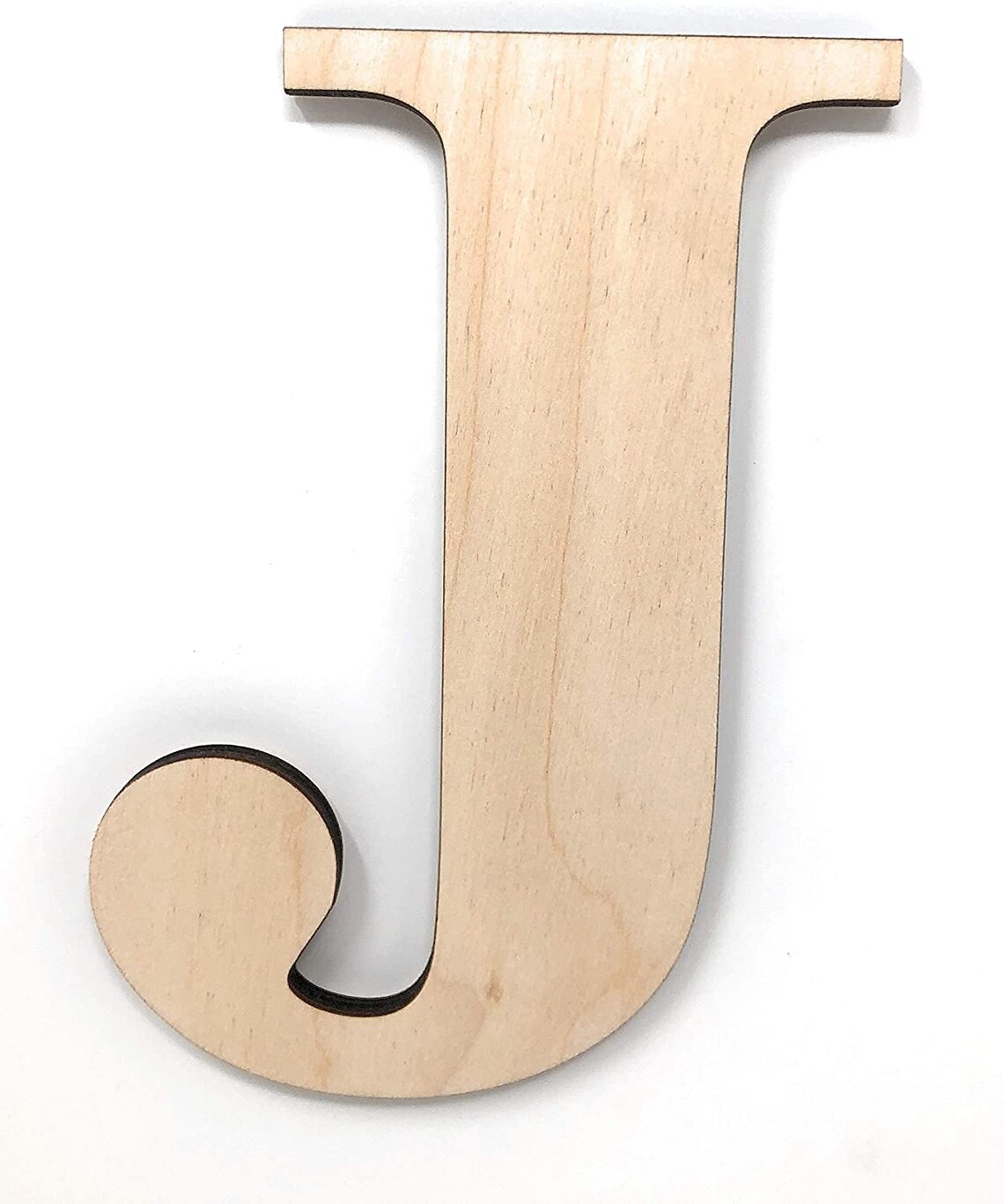 Gocutouts Wooden 12'' Letter J Cutouts Unfinished Wooden Letters - Etsy