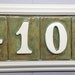 House Address Plaque. Four Number. Weatherproof Pvc With Tiles Included ...