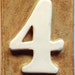 Tile Address Numbers. Handmade and Hand-glazed. Weatherproof, Fadeproof ...