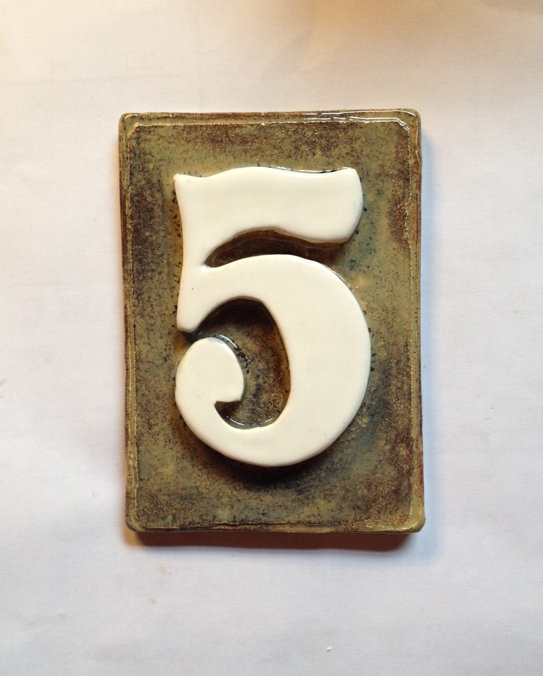 Address Number Wall or Post Handmade Tiles. With or Without - Etsy