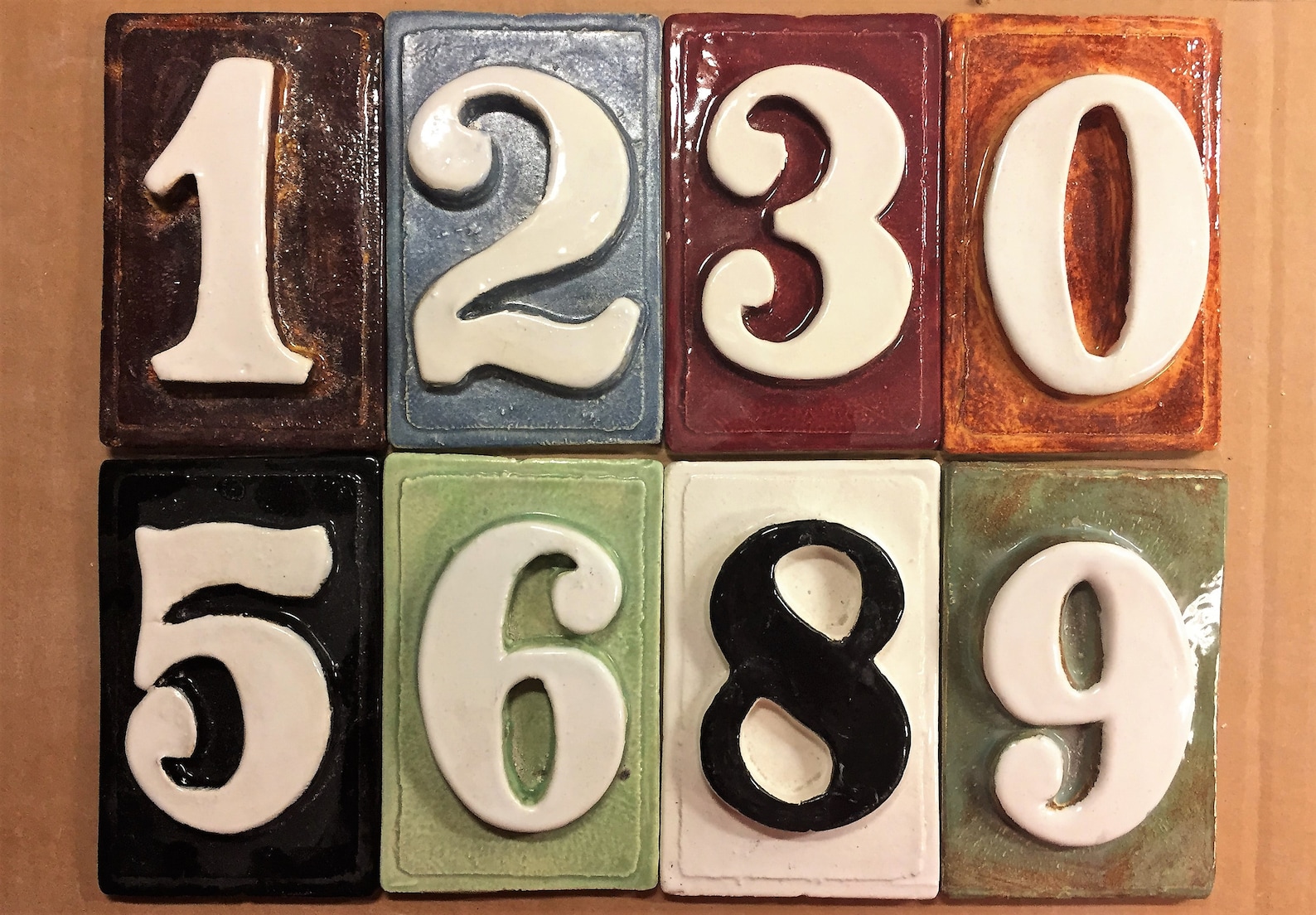 Narrow Tile Numbers for Home, Apartment, Condo, Hotel 2 5/8" X 4 1/2 ...