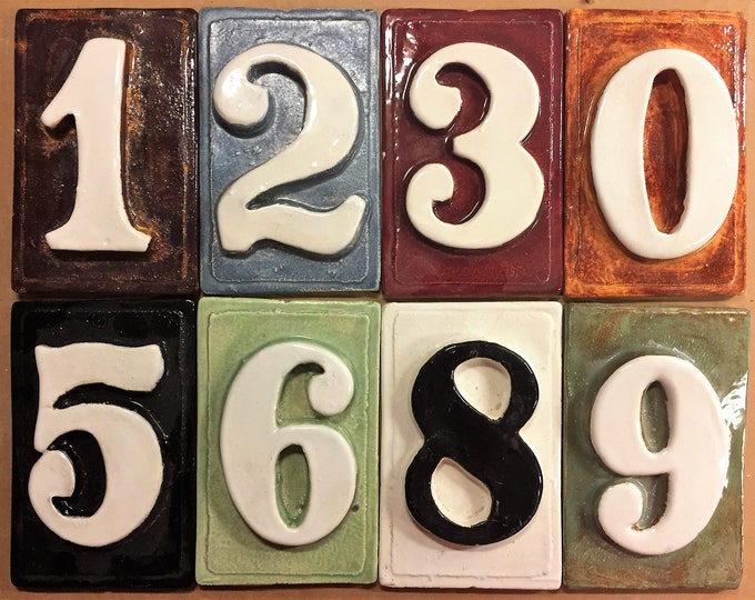 Narrow Tile Numbers for Home, Apartment, Condo, Hotel 2 5/8 X 4 1/2 ...