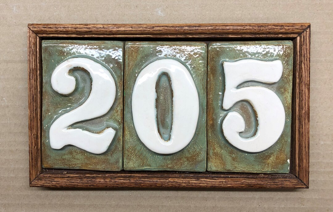 Apartment, Condo, Hotel or Home Narrow Tile Address Plaque ...