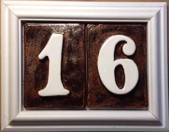 Address Plaque 2 Number Weatherproof Fadeproof Includes | Etsy