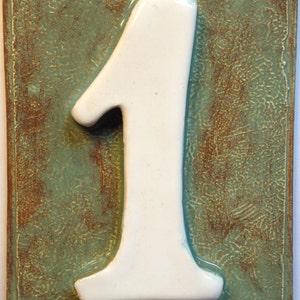 4 Number House or Home Address Plaque With Tiles.. PVC Weatherproof ...