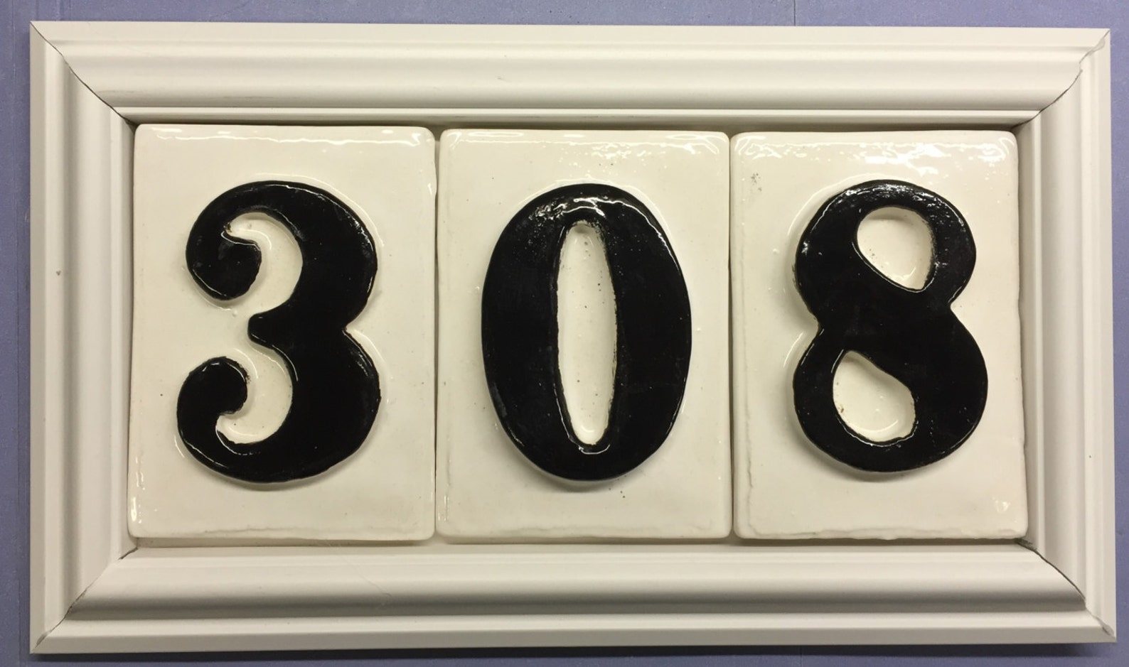 Wall Home Address Plaque. Weatherproof With Custom Glazed Tiles of Your ...
