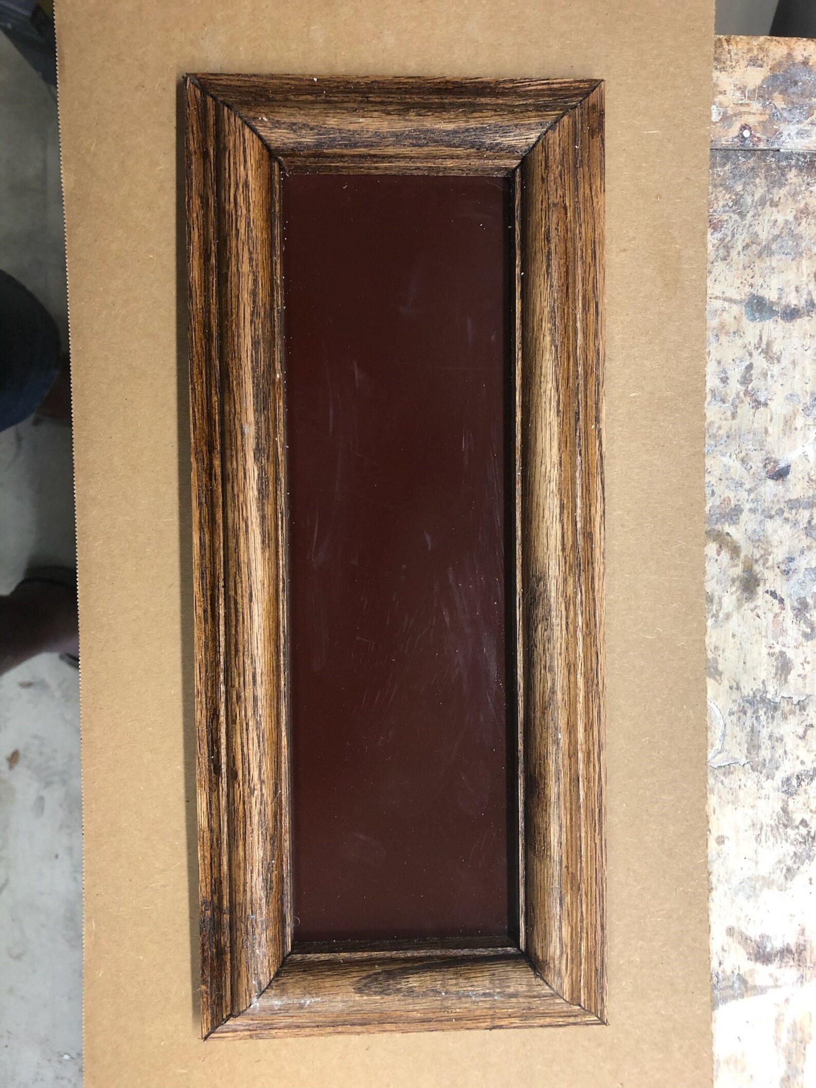 Oak Custom Tile Frame Will Build to Your Tile Dimensions. - Etsy