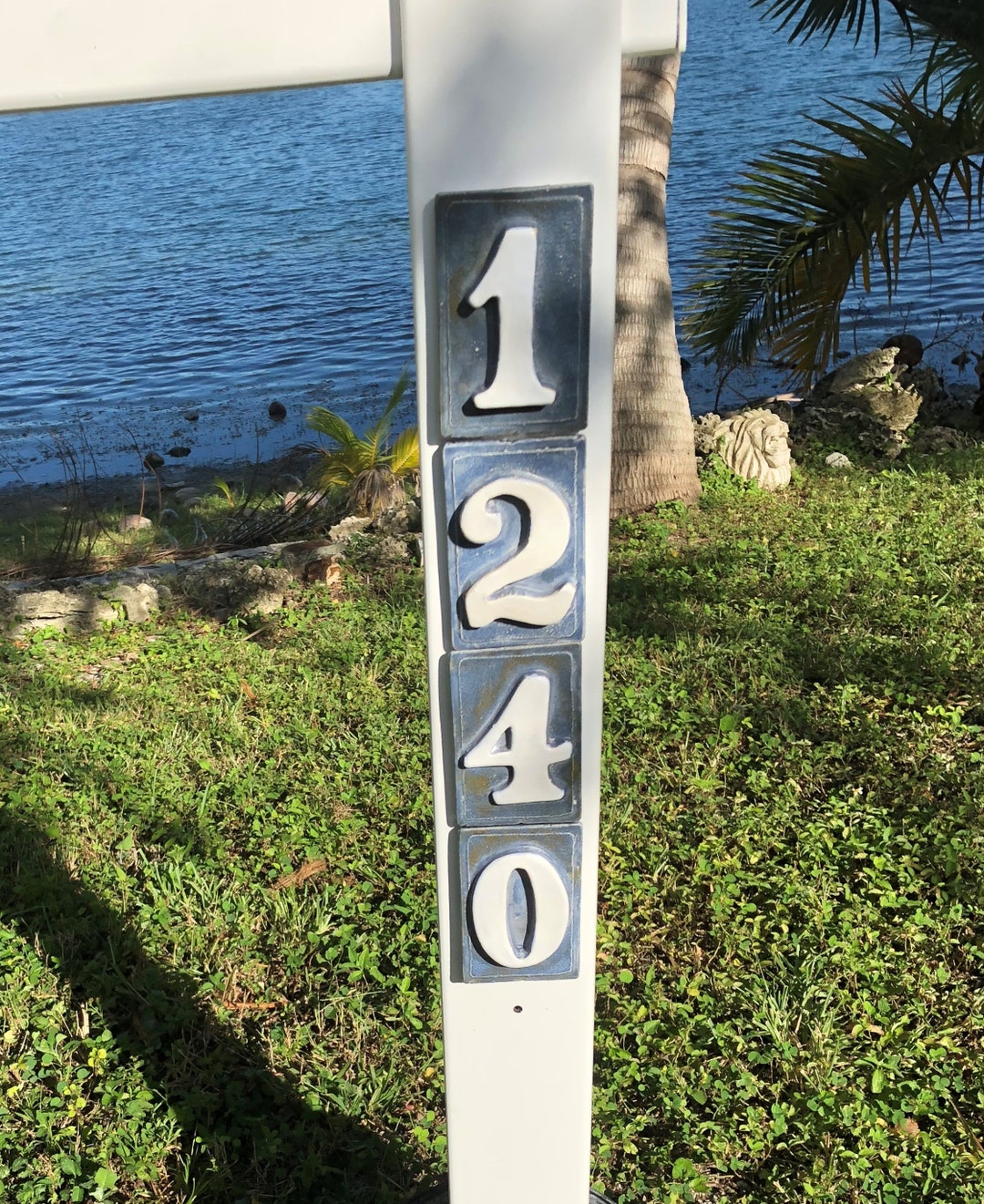 Mailbox Post Address Tiles. 2 5/8" X 4 1/2" Tall. Made With or Without ...