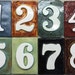 4 Number House or Home Address Plaque With Tiles.. PVC Weatherproof ...
