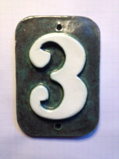 Tile Address Post Numbers. Weatherproof Glazed Tile With - Etsy