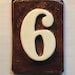 4 Number House or Home Address Plaque With Tiles.. PVC Weatherproof ...