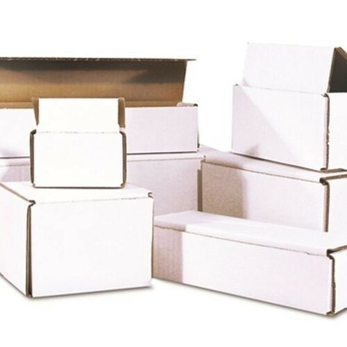 7x5x3 Plain White Mailer Cardboard Shipping Boxes Packing Box - Etsy