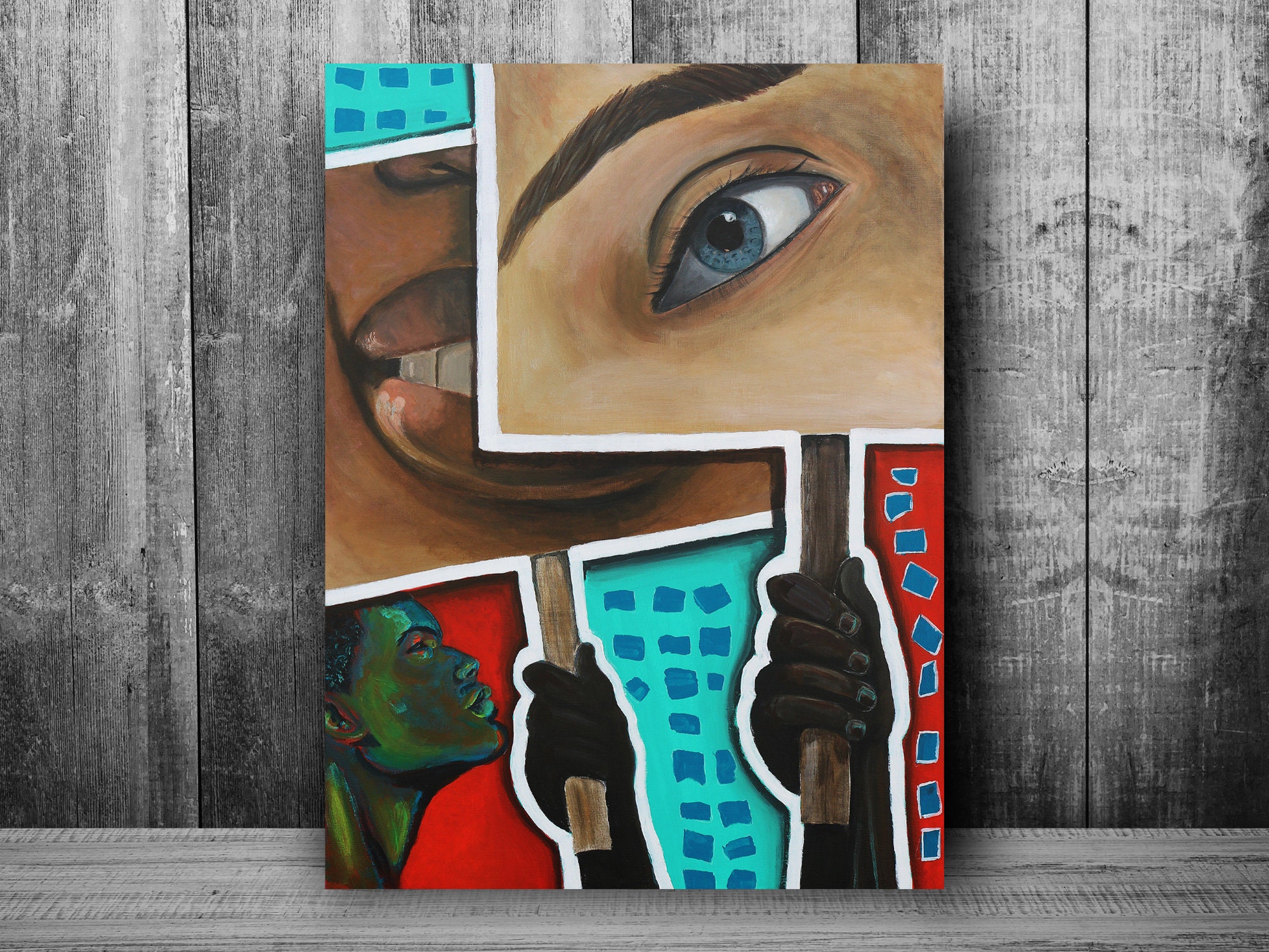 Protest Art Painting