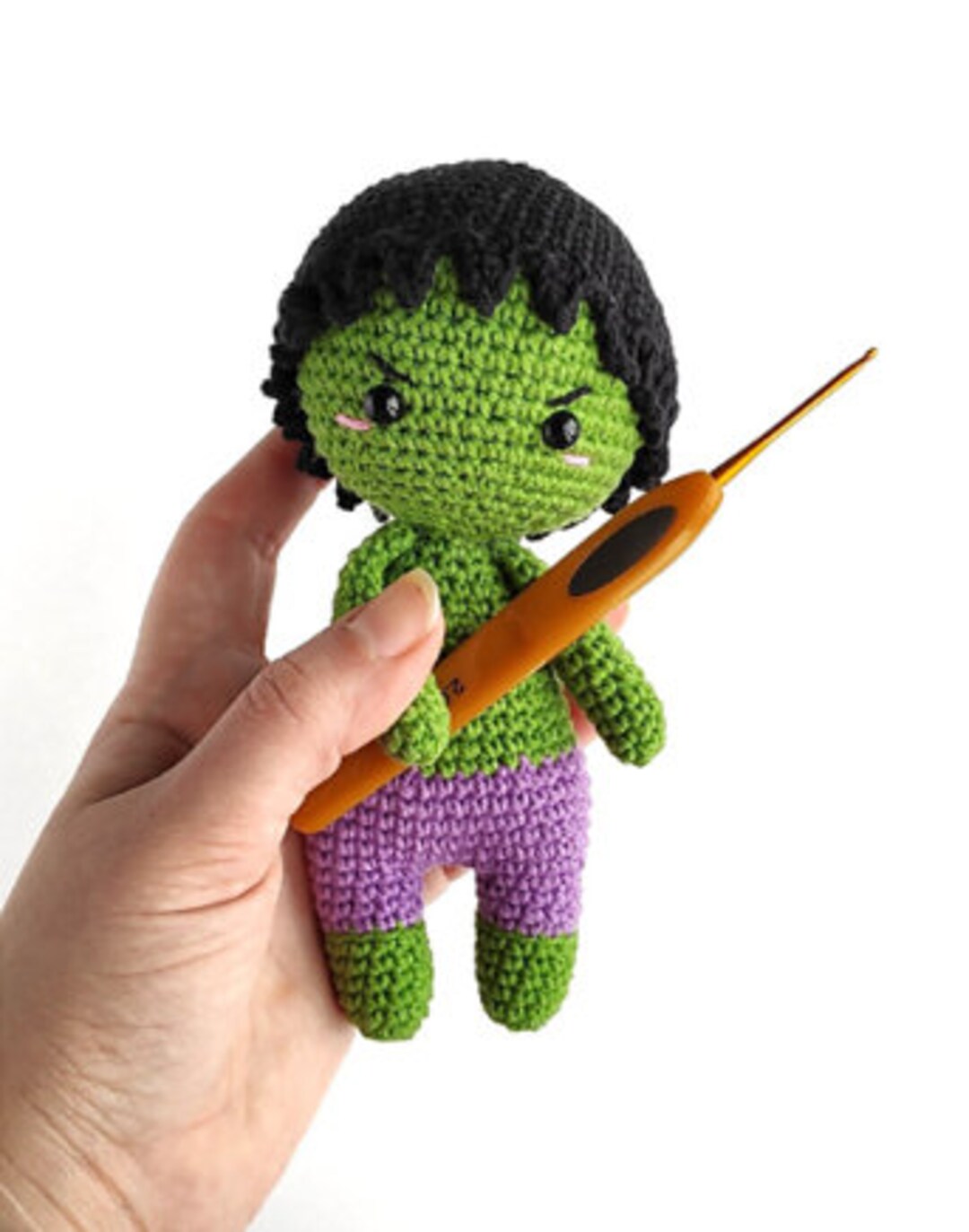 The Incredible Hulk Amigurumi Crochet Pattern Crochet Hulk - Etsy