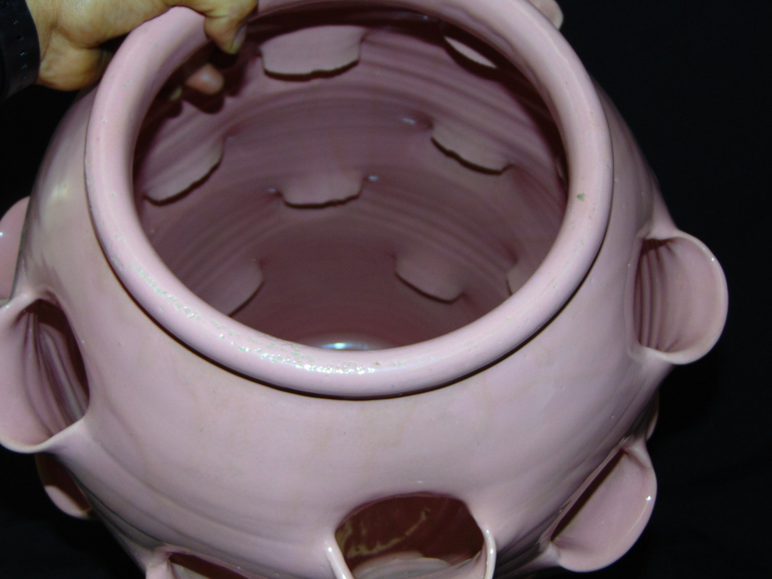 Large Vintage Pink Ceramic Strawberry Floor Pot 25'' - Etsy