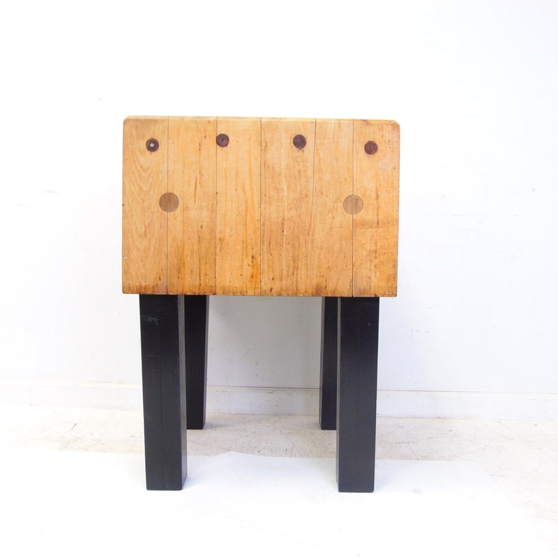Butcher Block Table - Etsy