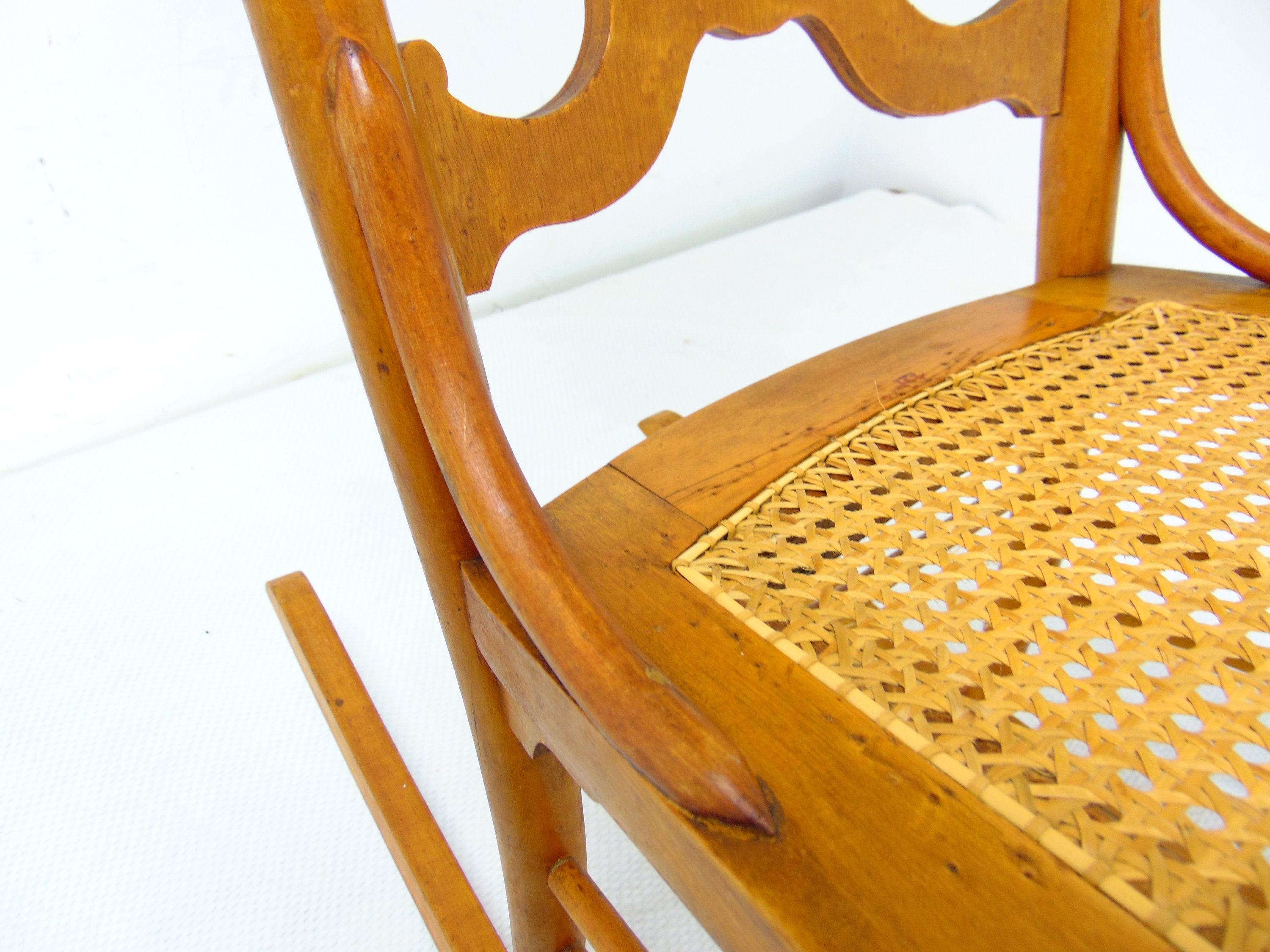 Antique Victorian Barley Twist Spindle Back Bird's Eye - Etsy