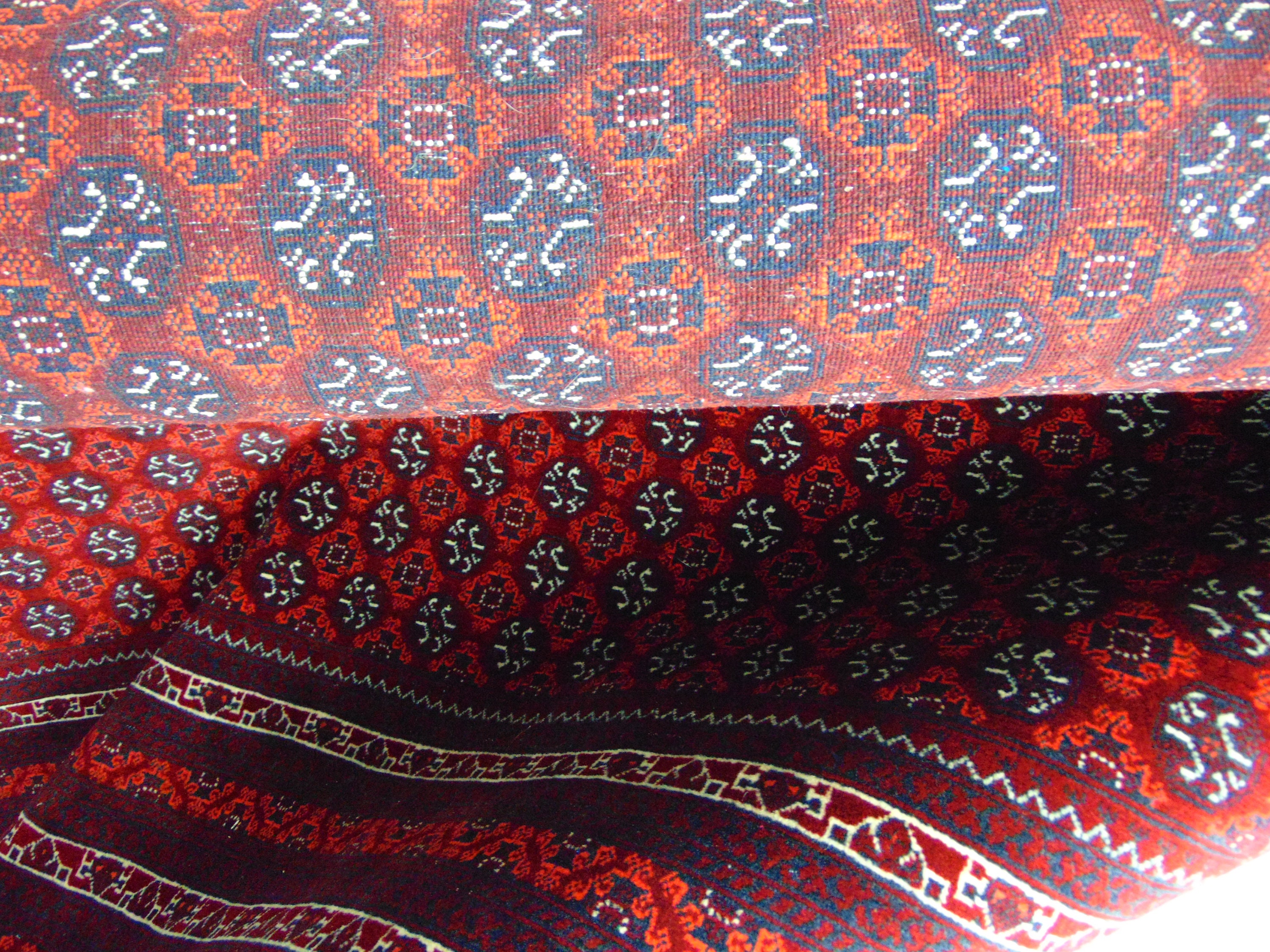 Vintage Handmade Persian Gorgeous Deep Red Area Rug 7X10 - Etsy