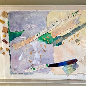 Acrylic Shadow Box Dimensional Found Art Abstract Original - Etsy